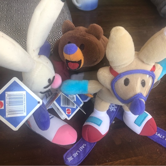 Mattel | Other | Vintage 202 Salt Lake City Olympic Set Of Stuffed ...